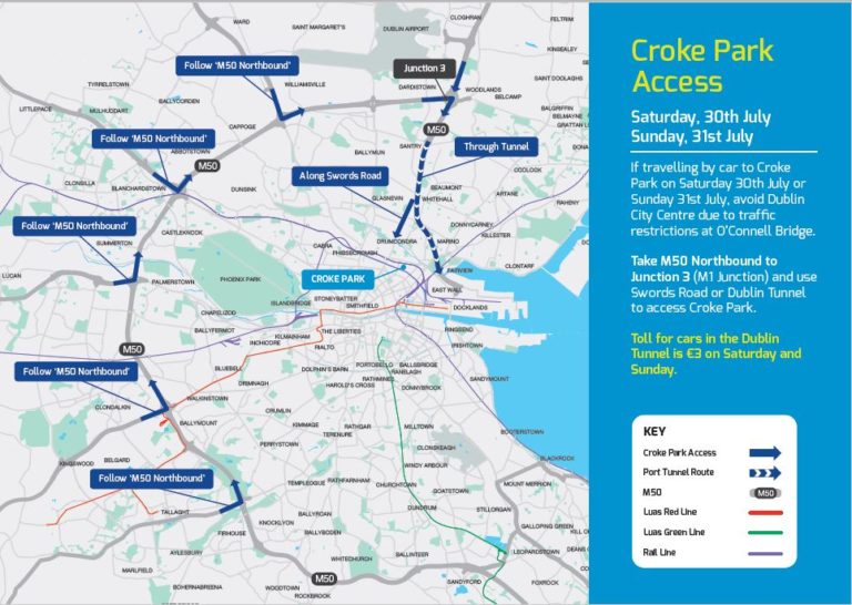 Access to Aviva Stadium and Croke Park this August Bank Holiday Weekend ...