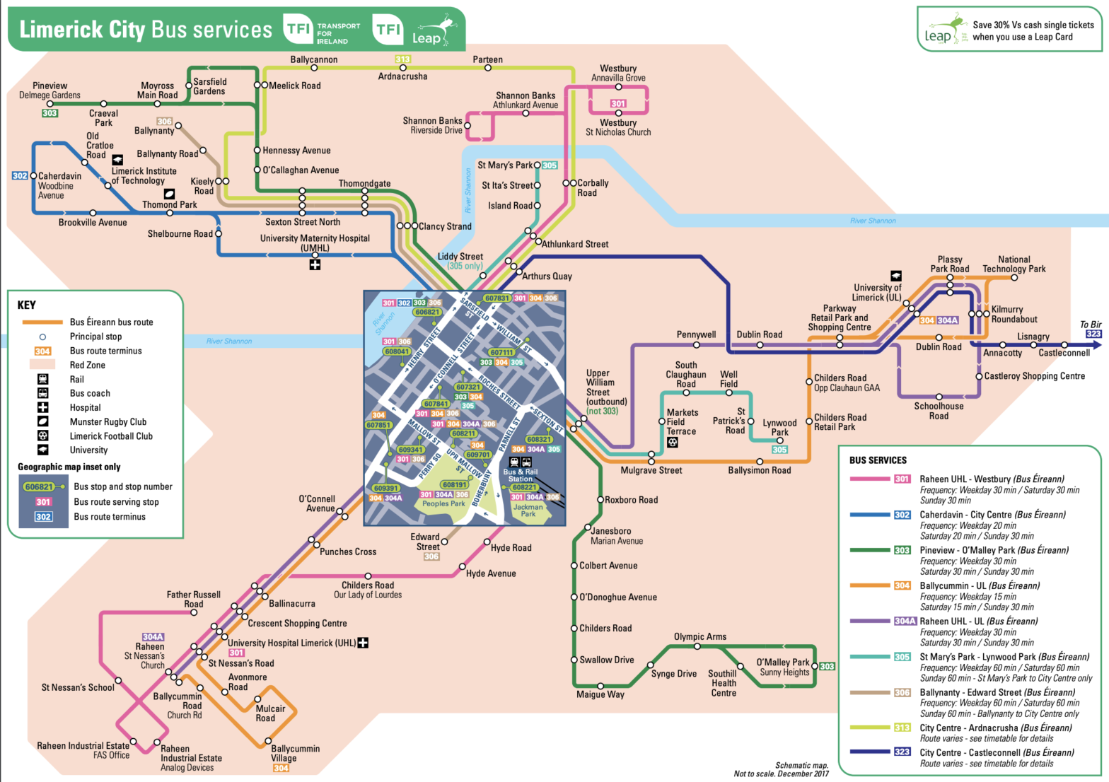 Network Maps | Transport for Ireland