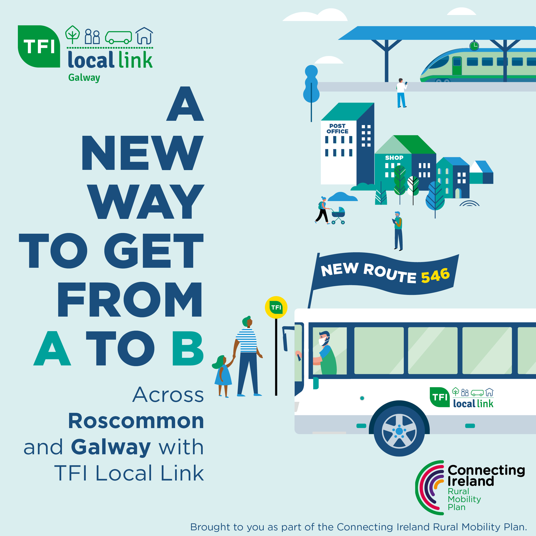 TFI Local Link Galway to launch new bus service connecting Castlerea to ...