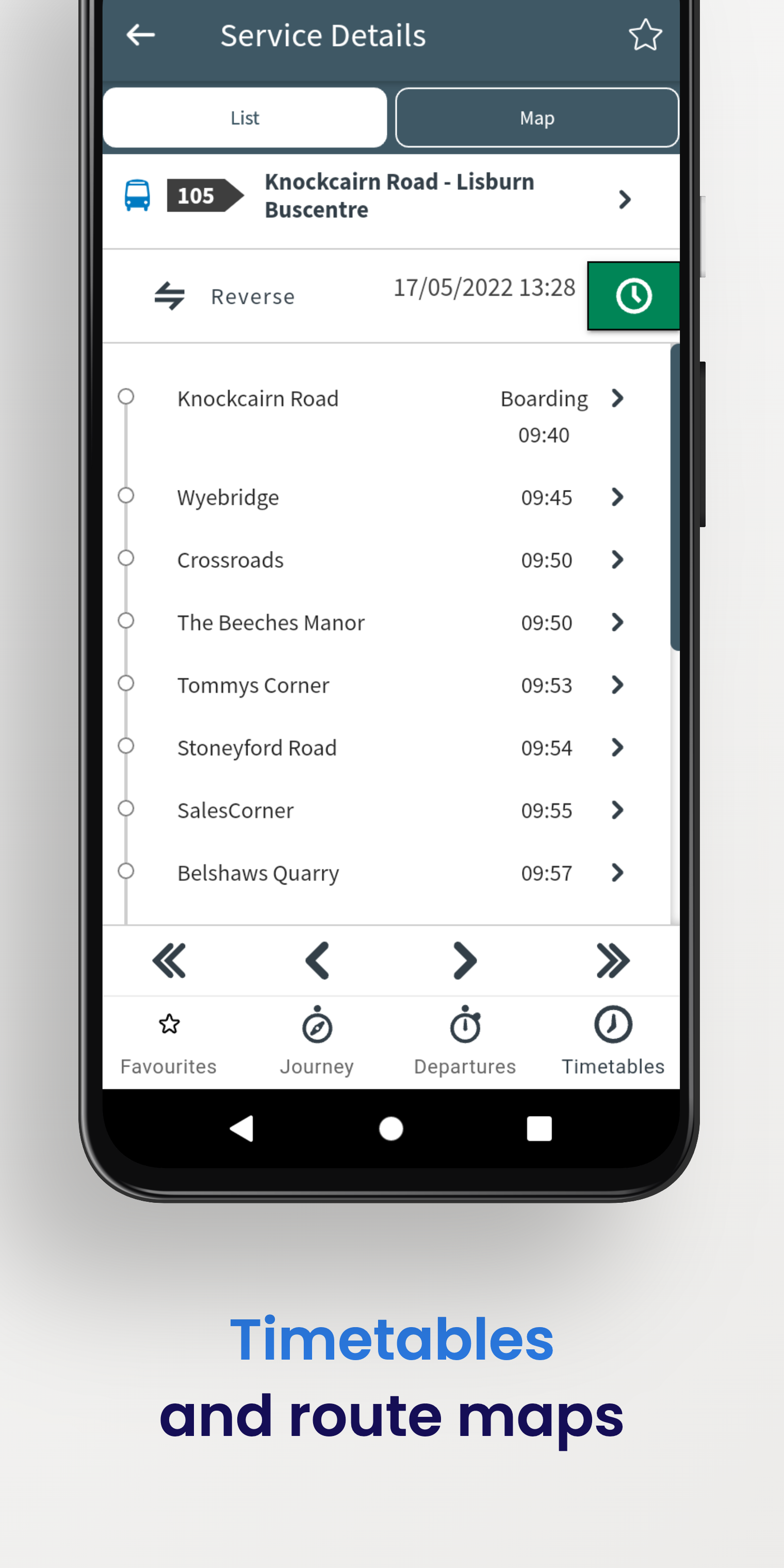TFI Live App - Transport for Ireland