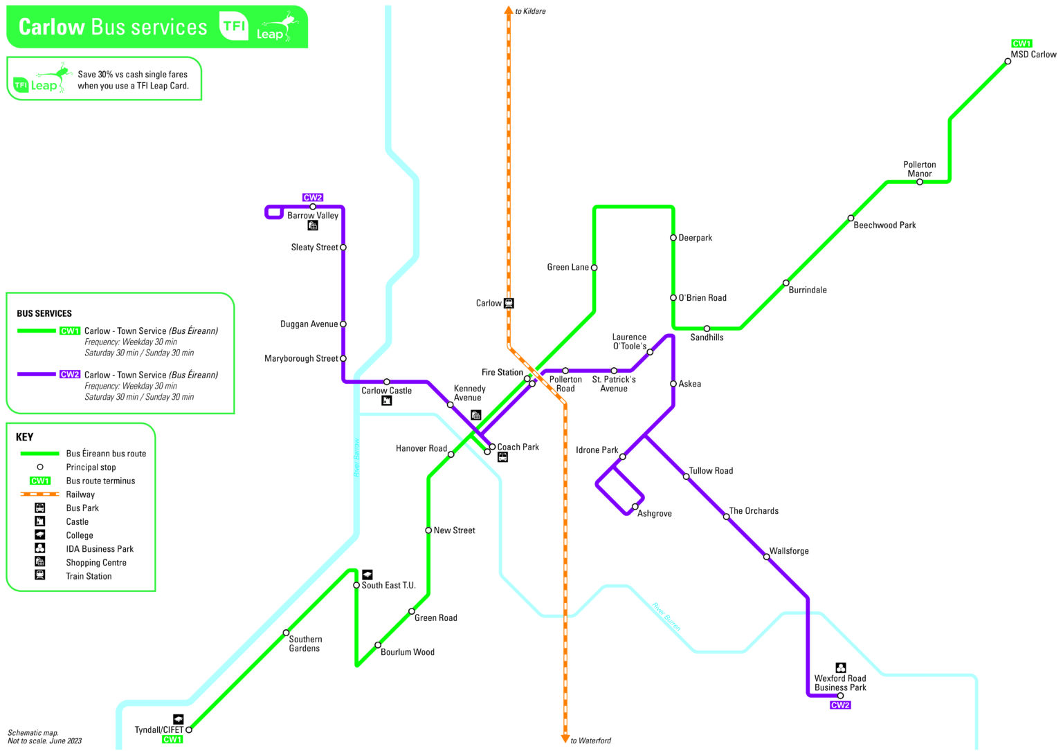 Network Maps | Transport for Ireland