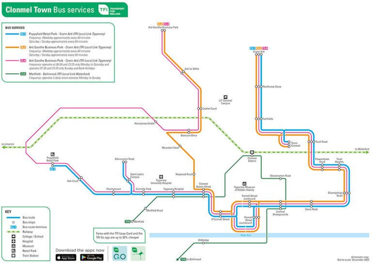 Network Maps | Transport for Ireland