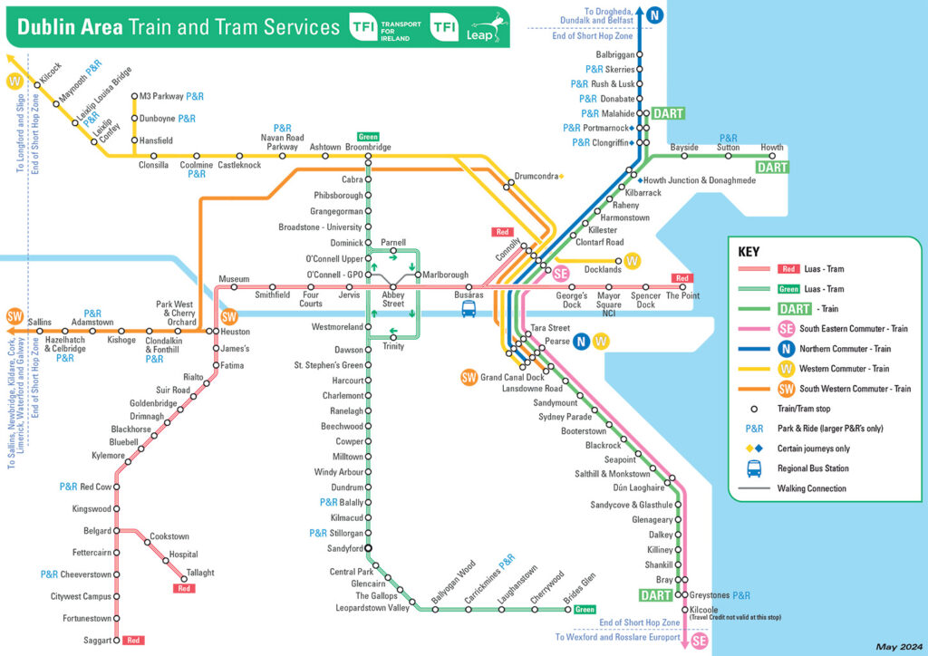 Dublin Area Train and Tram Services | Transport for Ireland
