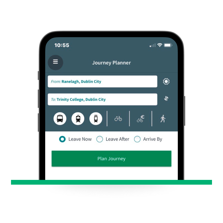 TFI Live App - Transport for Ireland