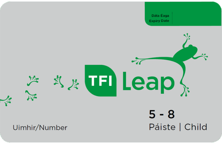 Children Aged 5 – 8 to Travel Free with New TFI Child Leap Card ...